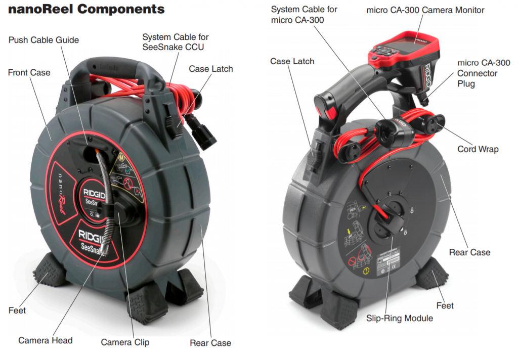 Ridgid SeeSnake NanoReel – Kameravinda för Industriinspektioner – Sweves